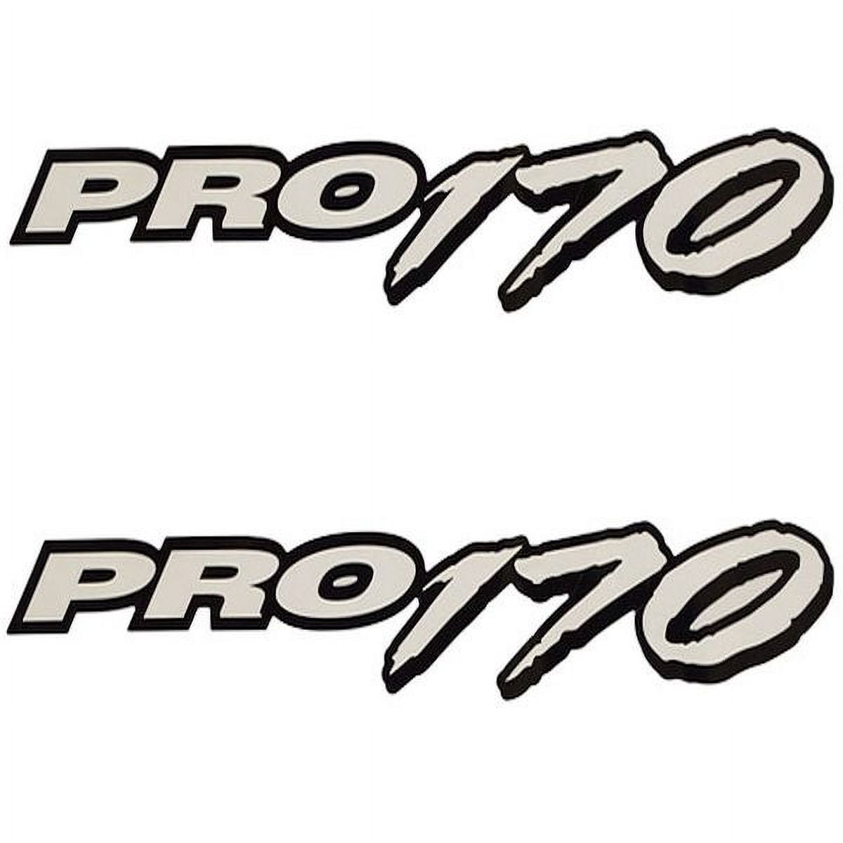 Tracker Boat Brand Decal 173047 | Pro 170 Black White (Pair) - Walmart.com