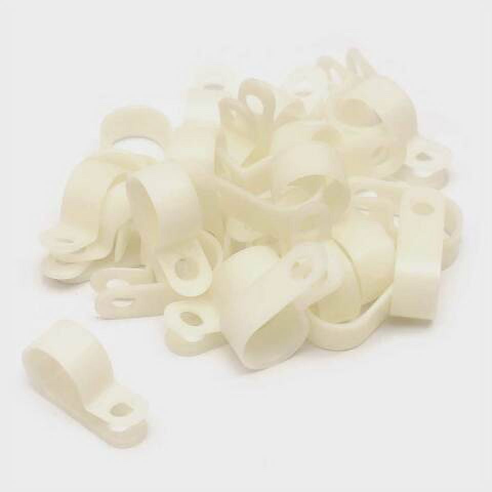 Tracker Boat Cable Clamps 65489 | White 1/2 Inch Plastic (Set of 25 ...