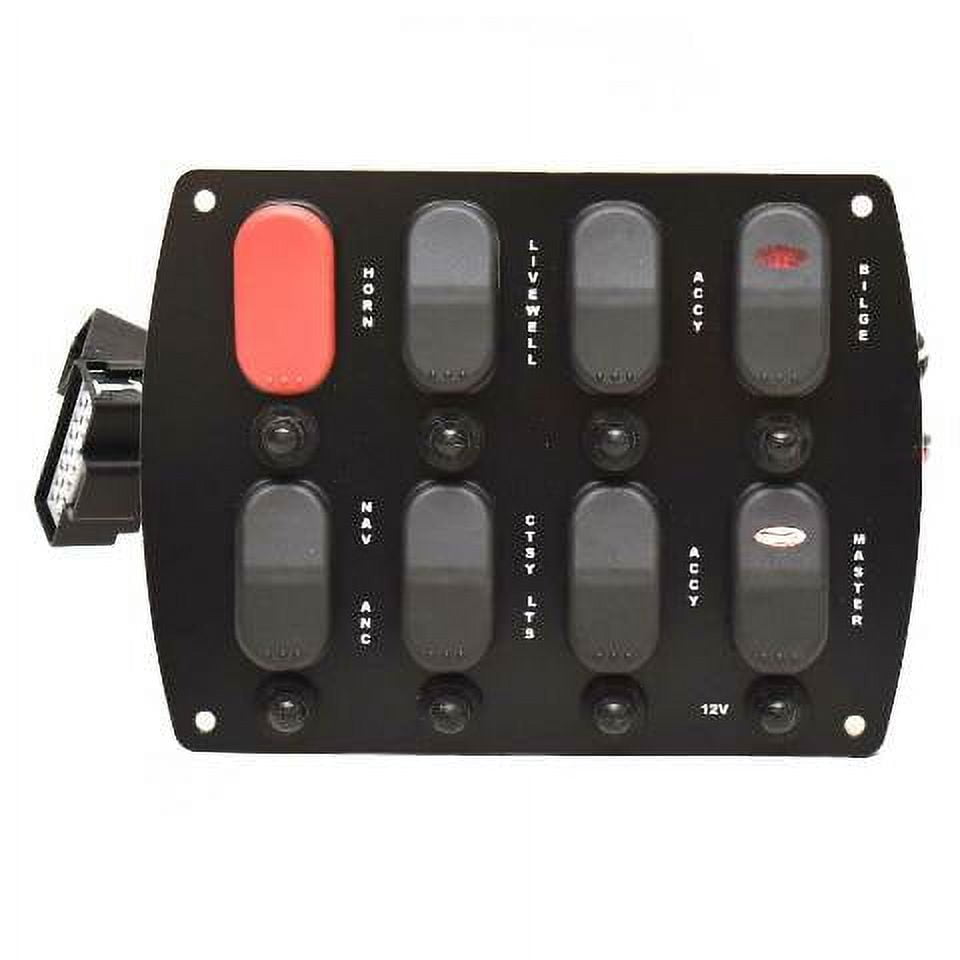 Tracker Boat Dash Switch Panel AD-352-004 | 7 1/2 x 5 5/8 Inch Plastic ...