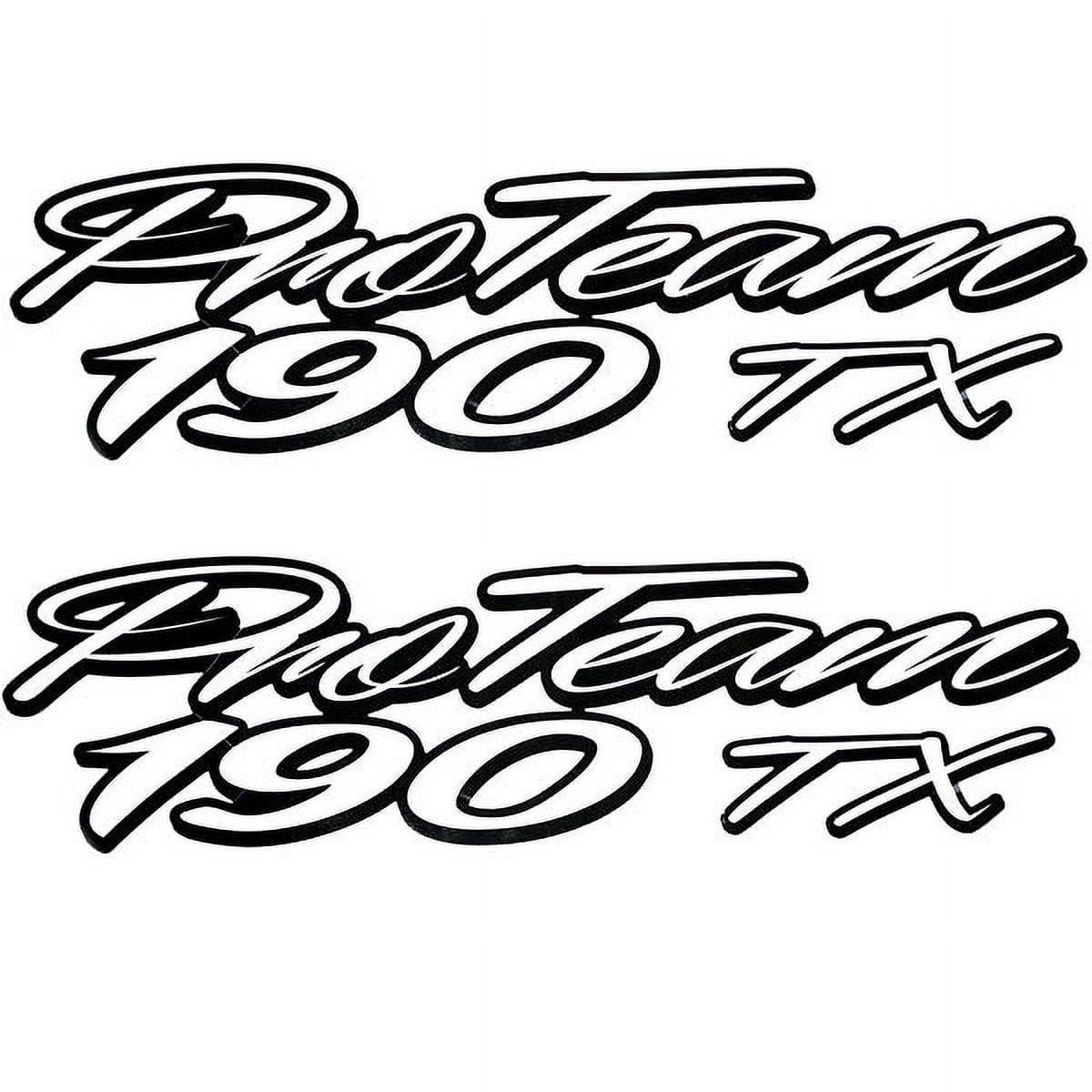 Tracker Boat Decal 142804 | Pro Team 190 TX 11 1/2 Inch (Set of 2 ...