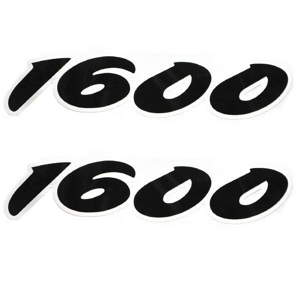 Tracker Boat Decal Stickers | 1600 Black / White (Pair) - Walmart.com