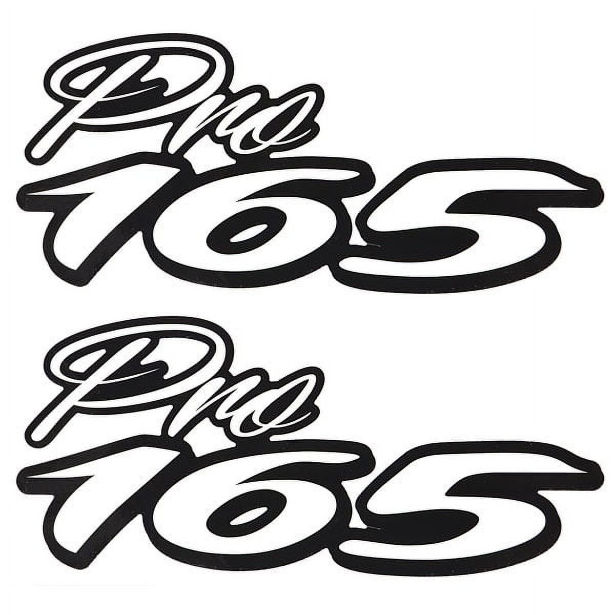 Tracker Boat Decals 161972 | Pro 165 White 9 1/2 x 4 1/4 Inch (Pair ...