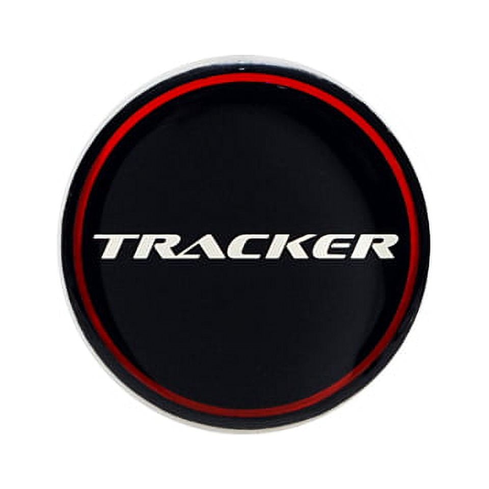 Tracker Boat Emblem Decal 110112 | Black Red Vinyl 1 3/8 Inch - Walmart.com