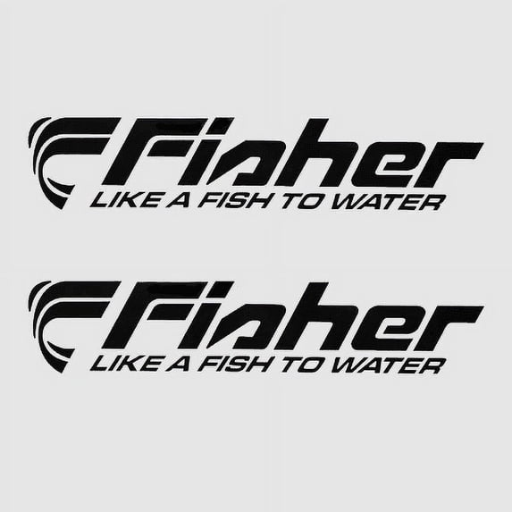 Tracker Boat Emblem Decal Sticker 31425 | Fisher Black (Pair) - Walmart.com