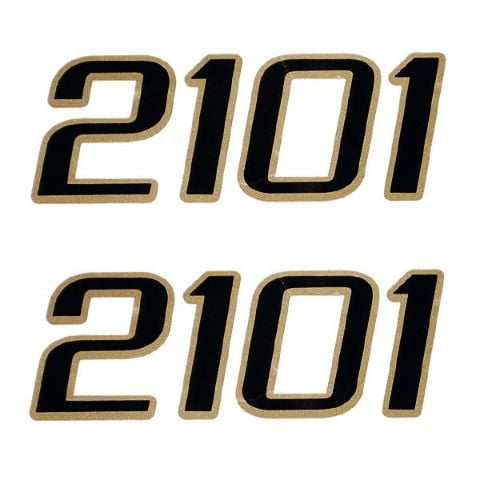 Tracker Boat Emblem Decal Stickers 130104 | Mako 2101 Gold (Pair ...