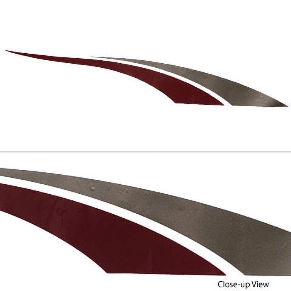 Tracker Boat Graphic Decal 144282 | Maroon Taupe 36 x 5 1/2 Inch STBD ...