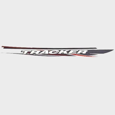 Tracker Boat Graphic Decal 185045 | Red Gray White 112 1/2 Inch Sticker ...