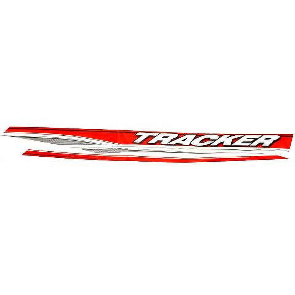 Tracker Boat Graphic Decal 185051 | Red Hull Sticker - Walmart.com