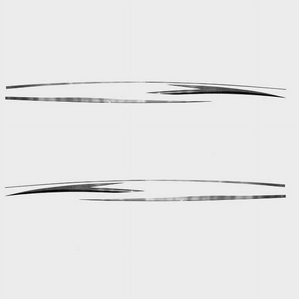 Tracker Boat Graphic Decal Sticker | 109 x 8 Black Gray (Set of 2 ...