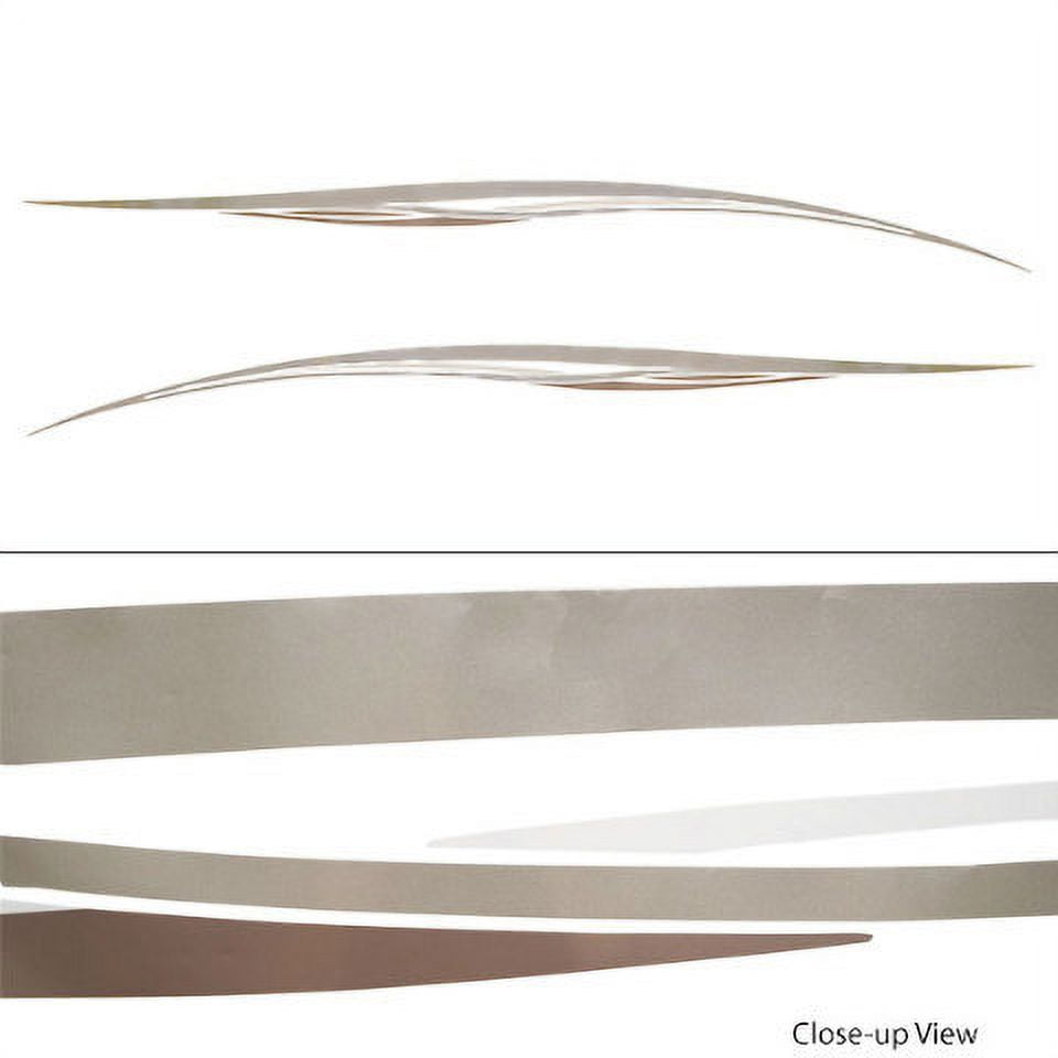 Tracker Boat Graphic Decals 161859 | 161860 Silver Stickers (Set of 2 ...