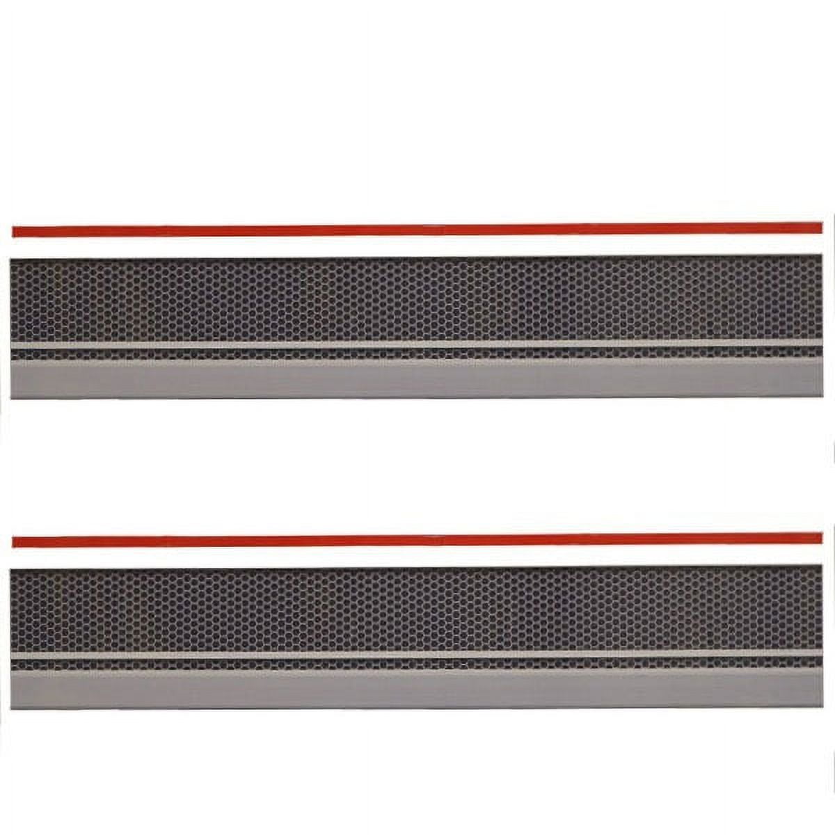 Tracker Boat Graphic Decals 180433 | 22 x 4 5/8 Inch Red Black (Pair ...