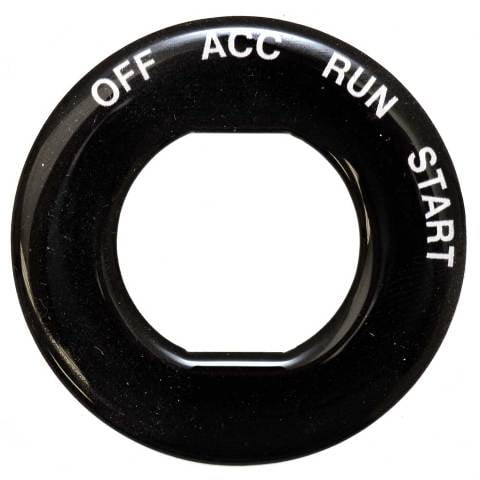 Tracker Boat Ignition Switch Decal 174448 | Raised Glossy Black 1 3/4 ...