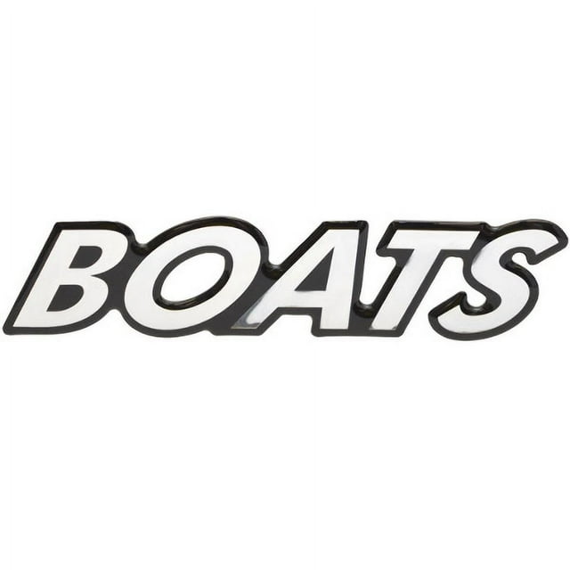 Tracker Boat Raised Decal 308003 | Black Silver Sticker - Walmart.com
