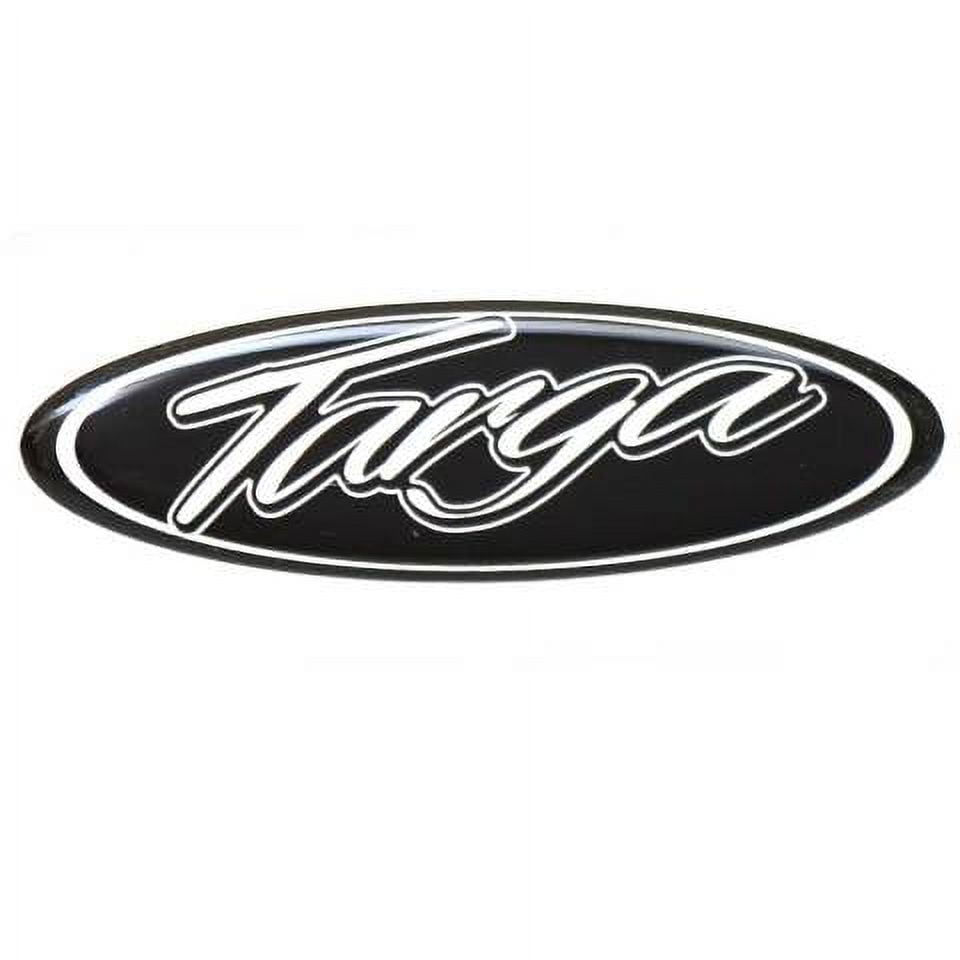 Tracker Boat Raised Decal Sticker 185082 | Targa Black Silver - Walmart.com