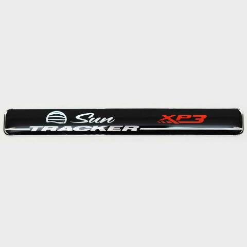 Tracker Boat Raised Emblem Decal 330491 | Black Silver Sticker ...