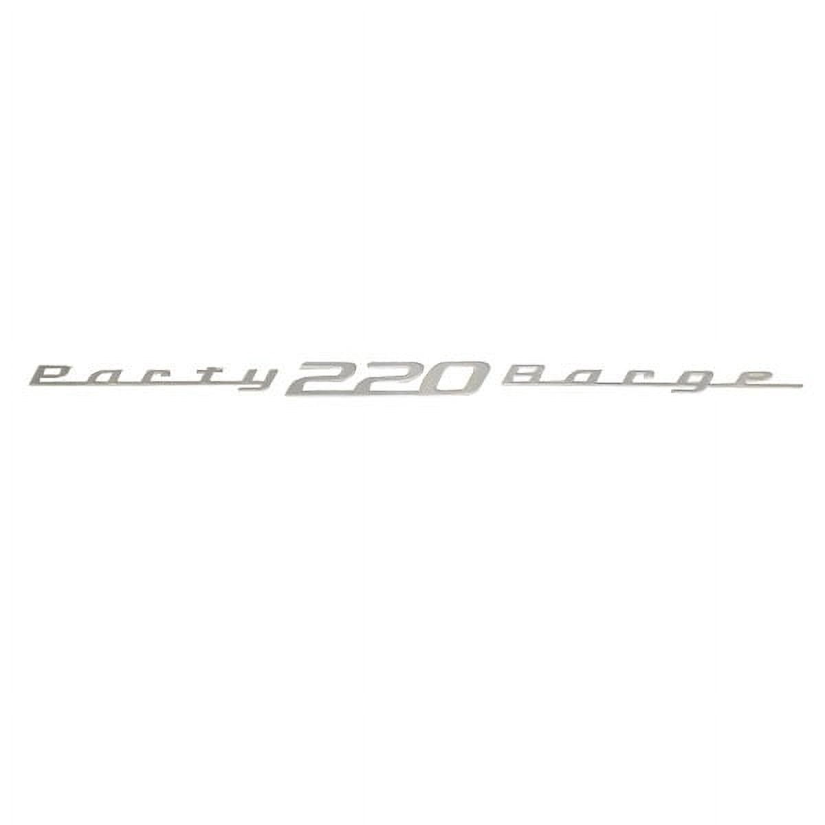 Tracker Boat Raised Emblem Decal Sticker | Party Barge 220 OEM Mirrored ...