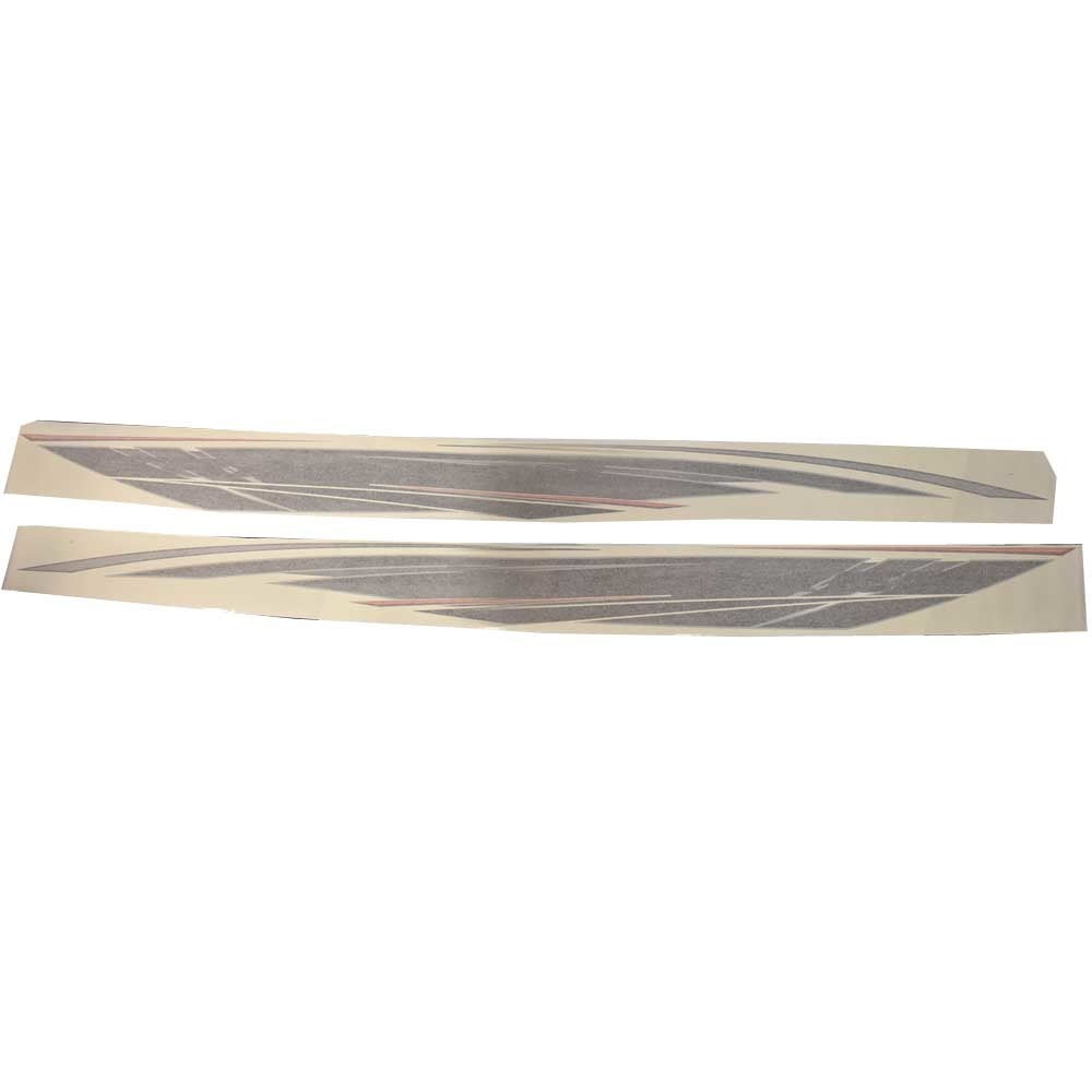 Tracker Boat Side Decal 309879 | 192 Inch Black Silver Red (Set of 2 ...