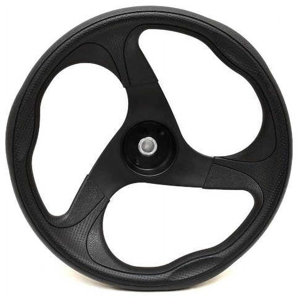Tracker Boat Steering Wheel | 13 3/8 Inch Black Plastic - Walmart.com