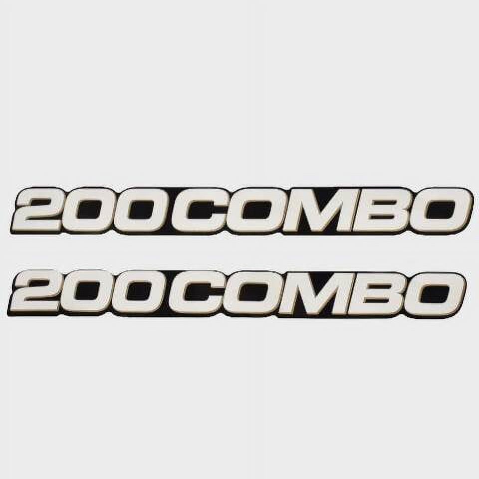 Tracker Boat Sticker Emblem Decal | 200 Combo White / Black (Pair ...