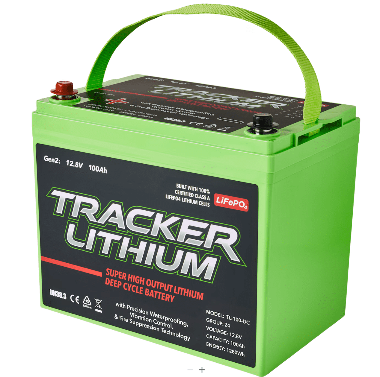 Tracker Lithium TLi100-DC Gen2 Super High Output Lithium Deep Cycle ...