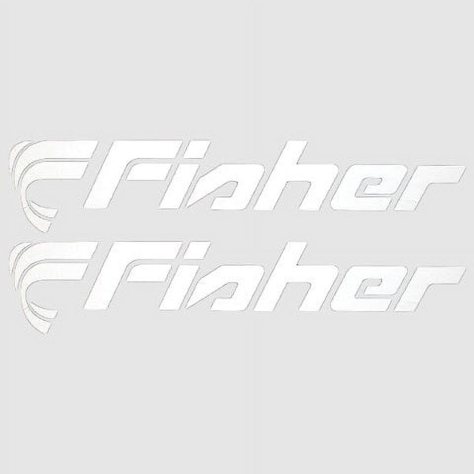 Tracker Marine Boat Fisher Decals 34973 | 24 3/8 x 5 Inch White (Pair ...