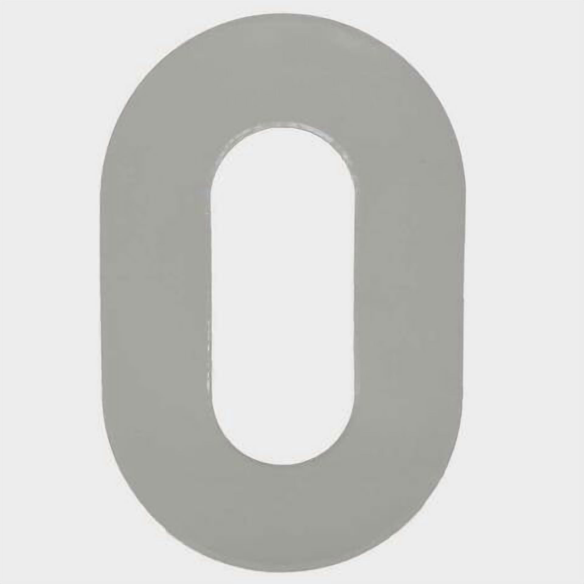 Tracker Marine Boat Number Zero Decal 334215 | 2 3/4 x 4 1/4 Inch Gray ...