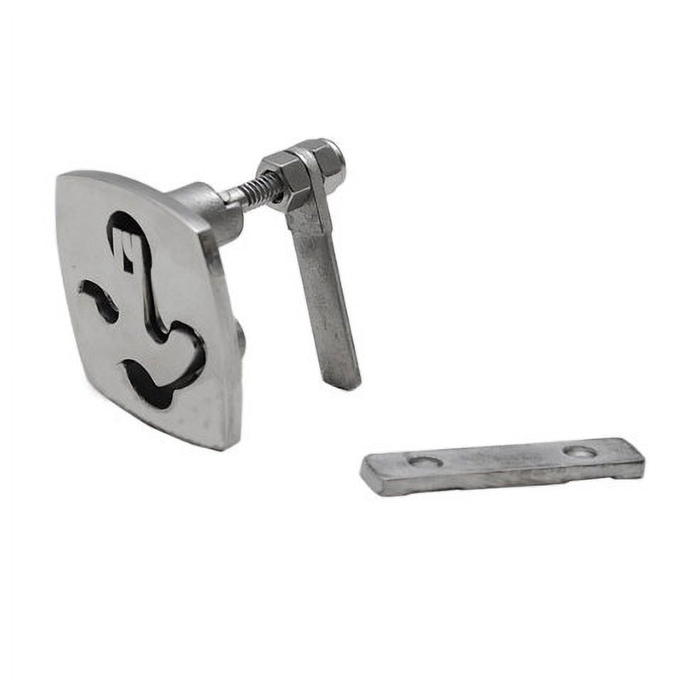 Tracker NZV220 / 002089 Silver 2 3/8 x 2 3/8 Inch Flush Latch - Walmart.com