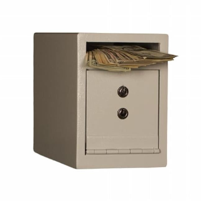 Tracker Safe DS090612-K Key Lock Depository Safe, Textured Cream ...