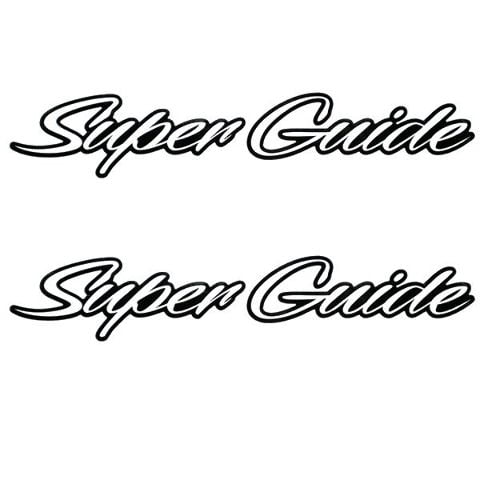 Tracker Super Guide White / Black Boat Decals (Pair) - Walmart.com