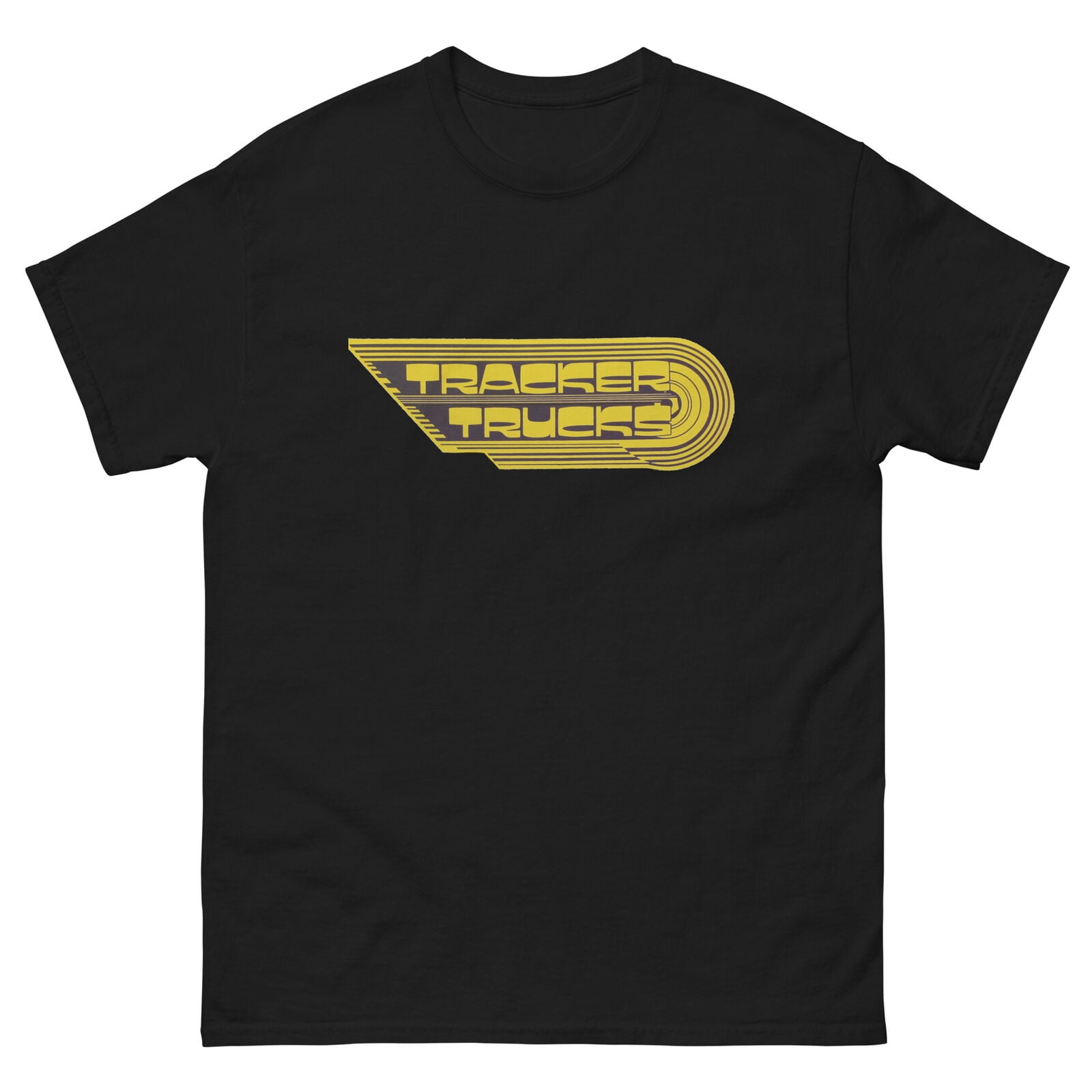 Tracker Trucks Skateboard T Shirt TRACKERMAN TRACKER TRUCKS design ...