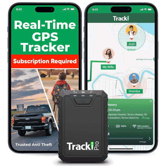 Free Shipping! Tracki Pro GPS Tracker for Vehicles Waterproof Long ...