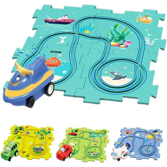 Puzzle Track Cars