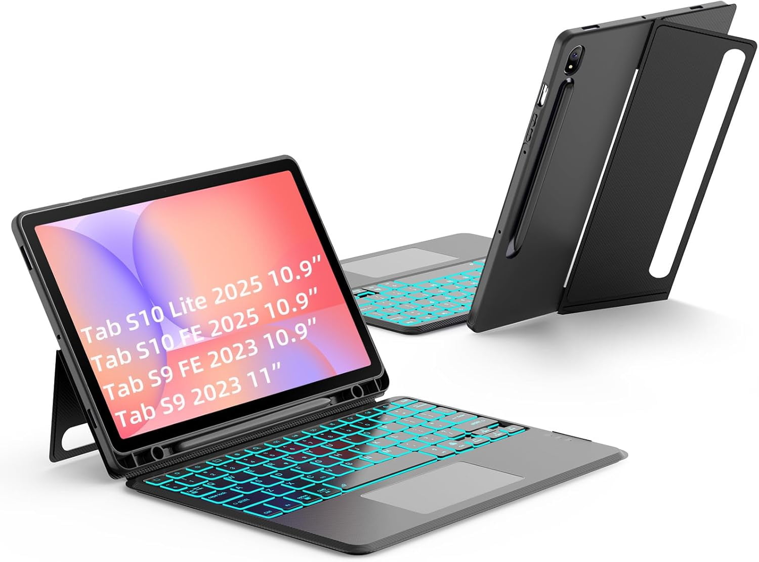 Trackpad Keyboard Case for Samsung Galaxy Tab S10 Lite S10 FE 2025 S9 ...