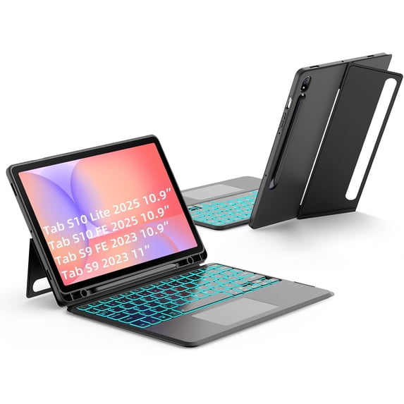 Trackpad Keyboard Case for Samsung Galaxy Tab S10 Lite S10 FE 2025 S9 ...