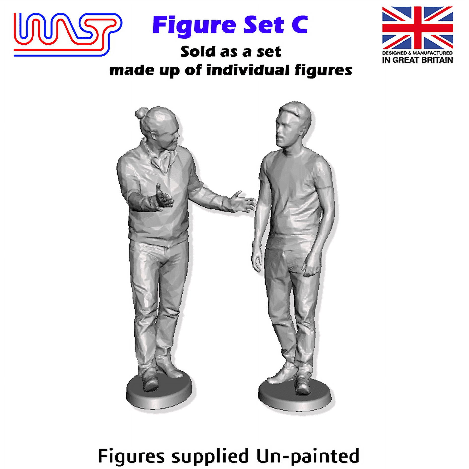 Trackside Figure Scenery Display Set C 3 New 1:32 Scale WASP - Walmart.com