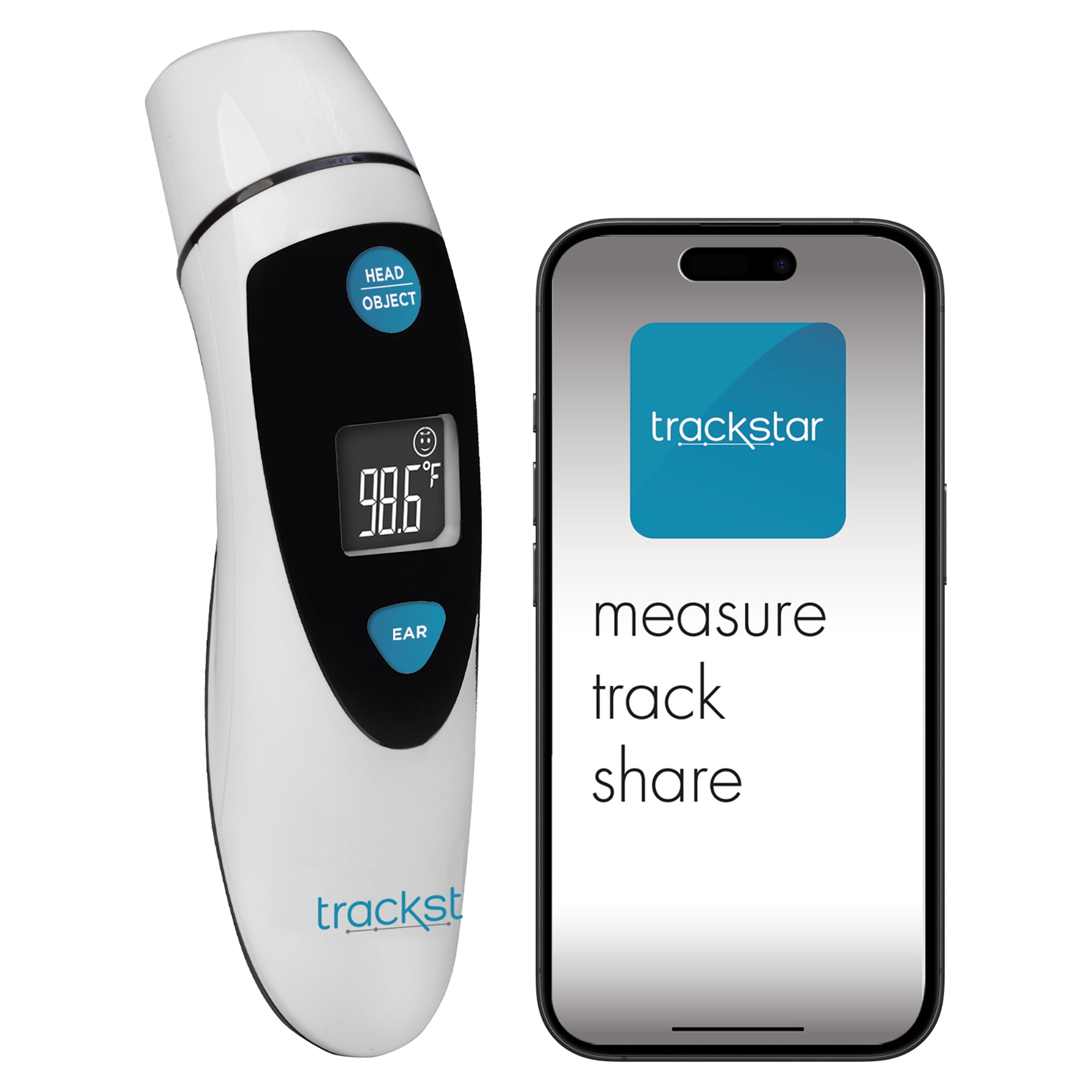 Trackstar Ear & Forehead Thermometer | Infrared Technology | Object ...