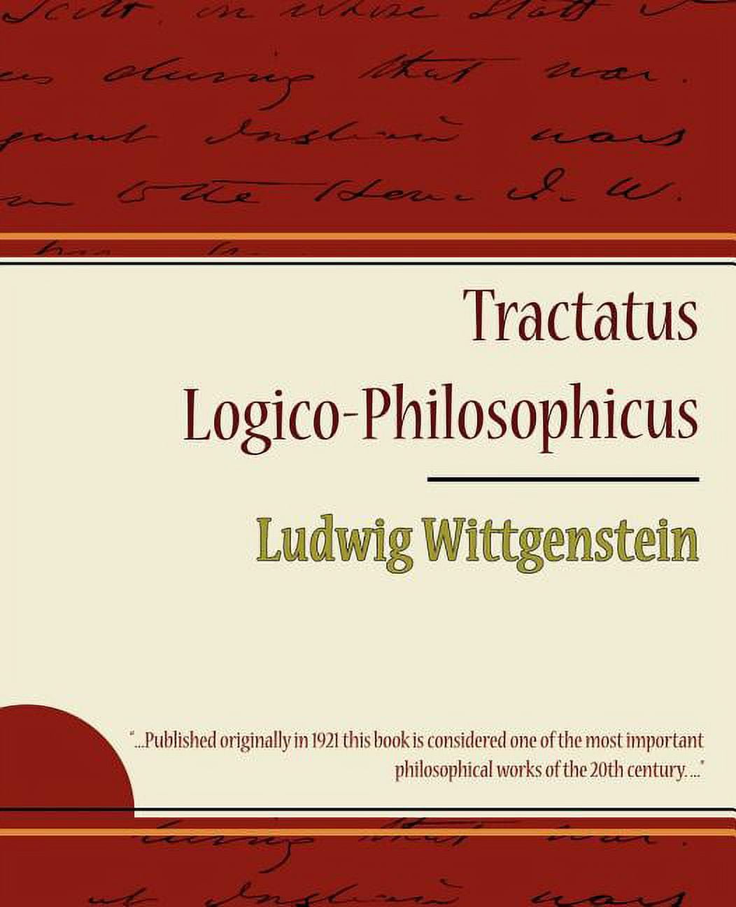 Tractatus Logico-Philosophicus - Ludwig Wittgenstein (Paperback ...