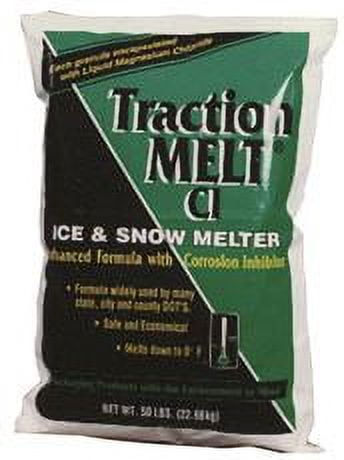 Traction Melt Ci Magnesium Chloride Ice Melt, 50 Lb. Bag - Walmart.com
