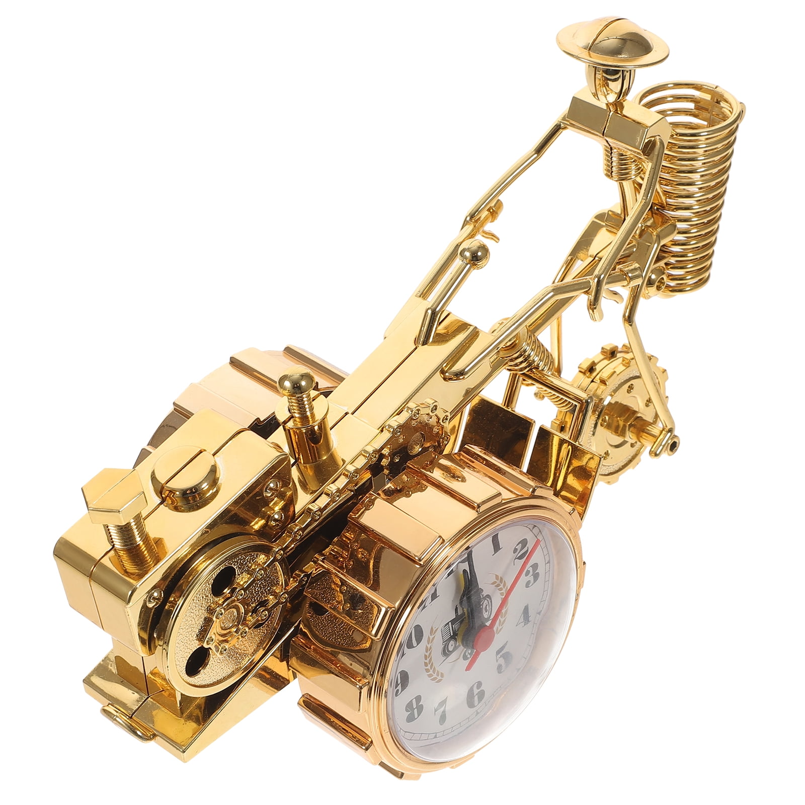 Tractor Alarm Clock Clocks Digital Bedside Child Student Golden ...