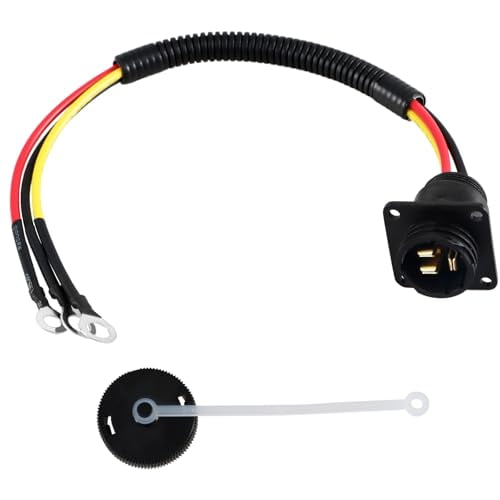 Tractor Auxiliary Power Socket Outlet with Waterproof Cap Compatible ...