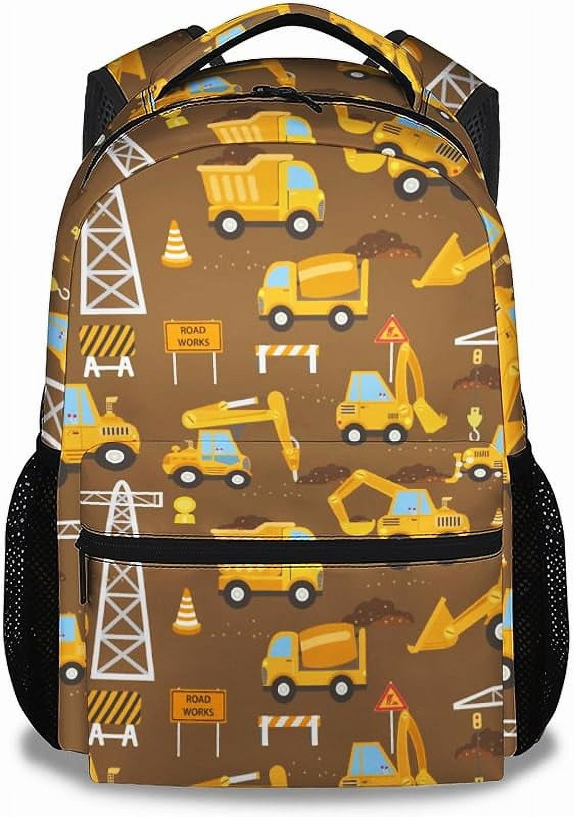 Tractor Backpack with Lunch Box Set for Boys, 3 in 1 School Backpacks ...