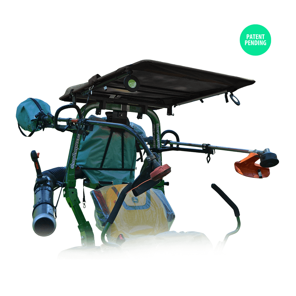 Tractor Canopy kit for ROPS, Foldable waterproof + Mounting brackets ...