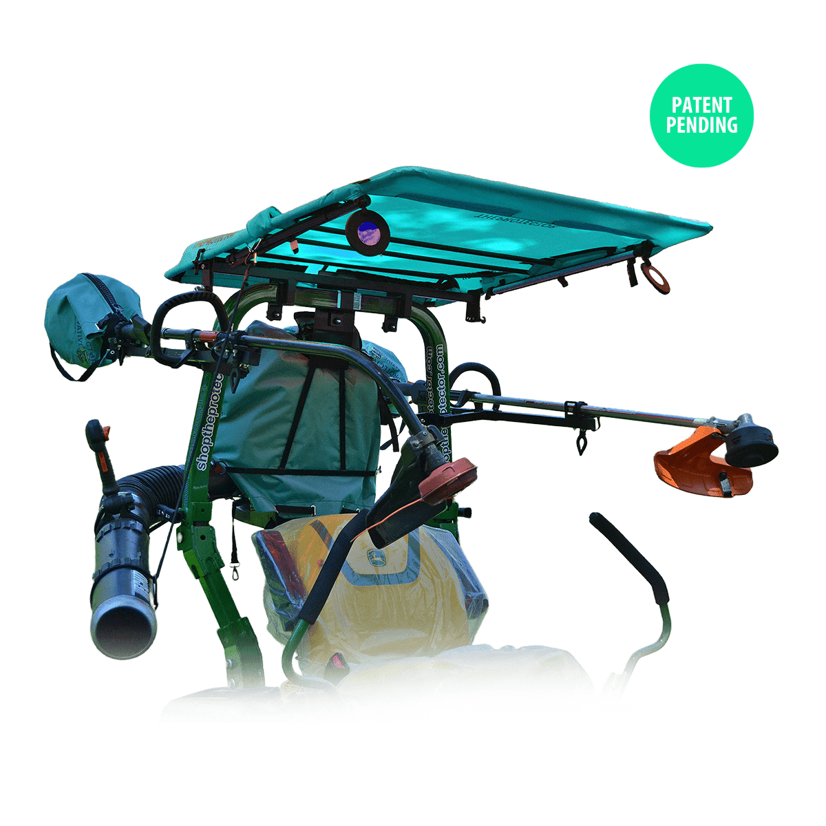 Tractor Canopy kit for ROPS, Foldable waterproof + Mounting brackets ...