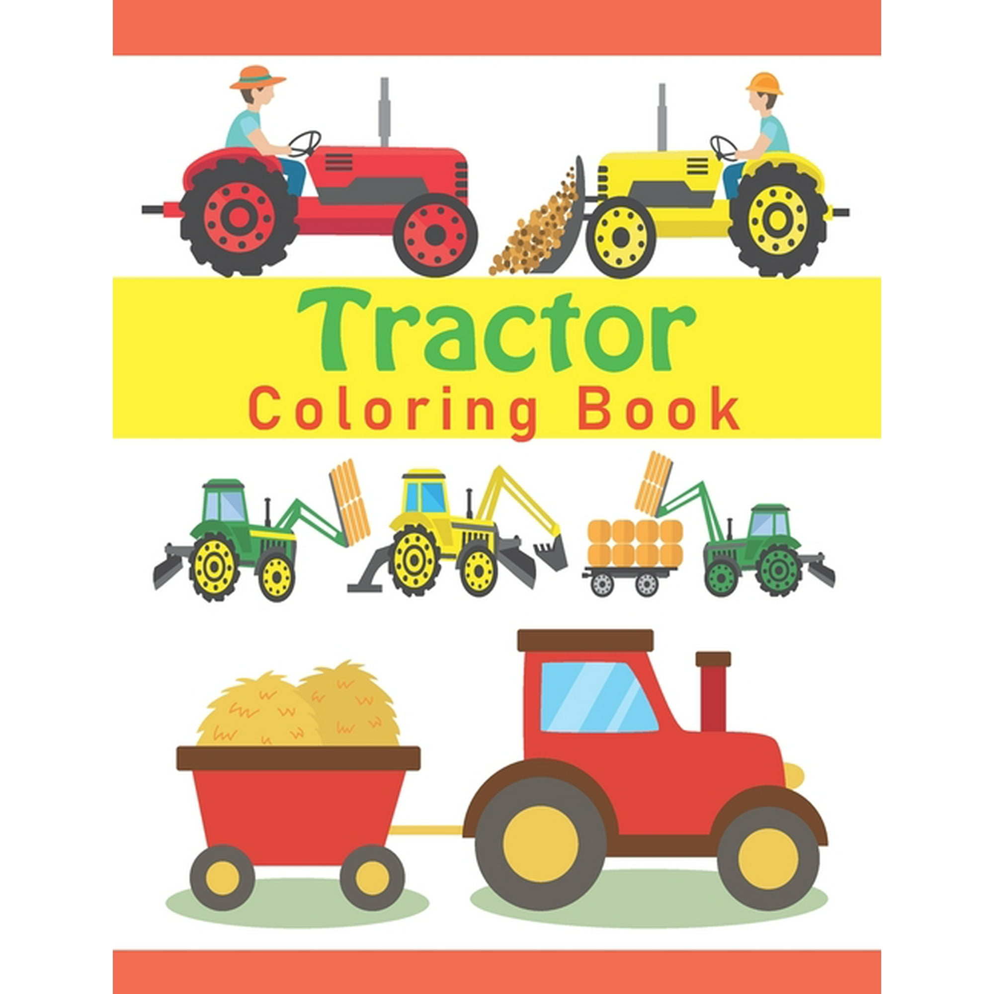 Simple Tractor Coloring Pages