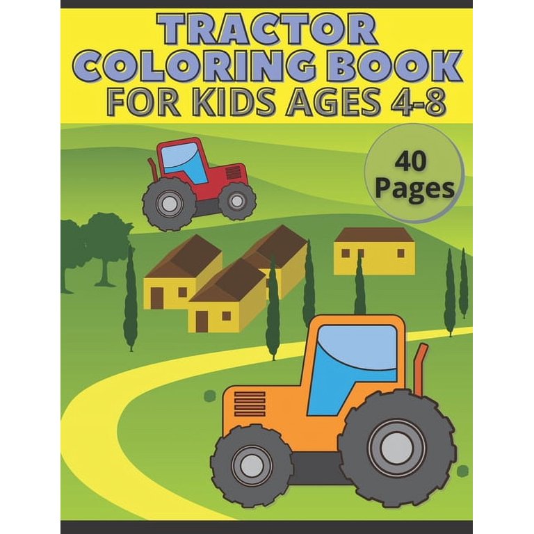 farm equipment coloring book