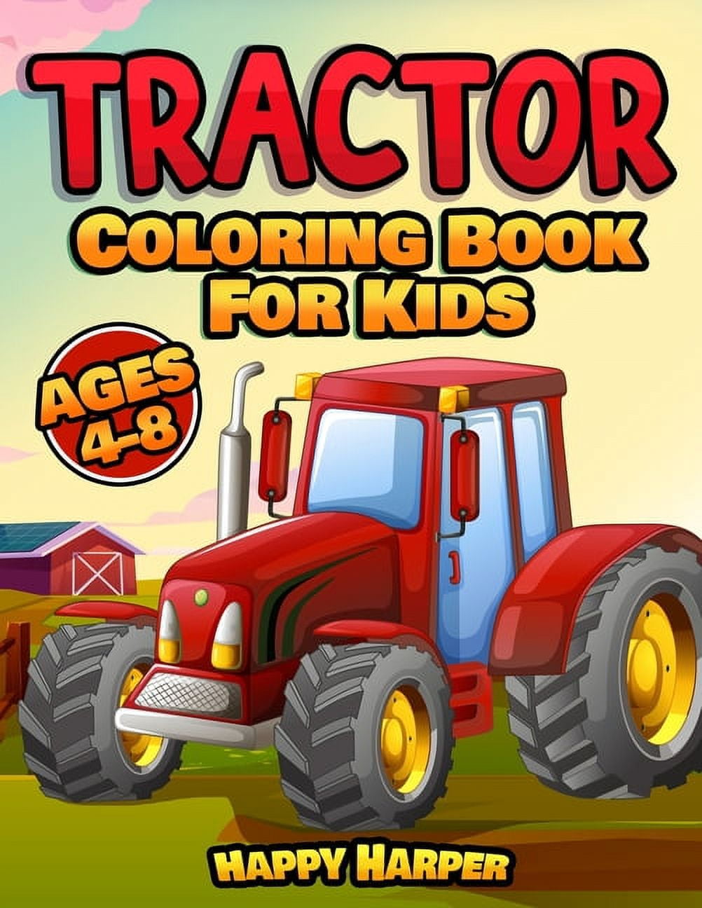 Tractor Coloring Book, (Paperback) - Walmart.com