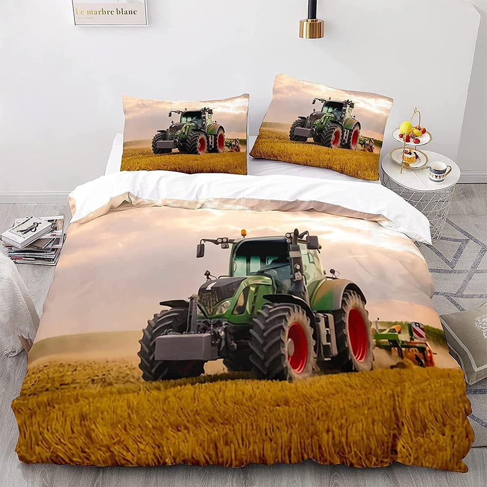 Tractor Duvet Cover Set,Bedding Set for Kids and Adult, Home Decor ...