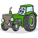 Tractor Edible Icing Image for 1/4 sheet cake - Walmart.com