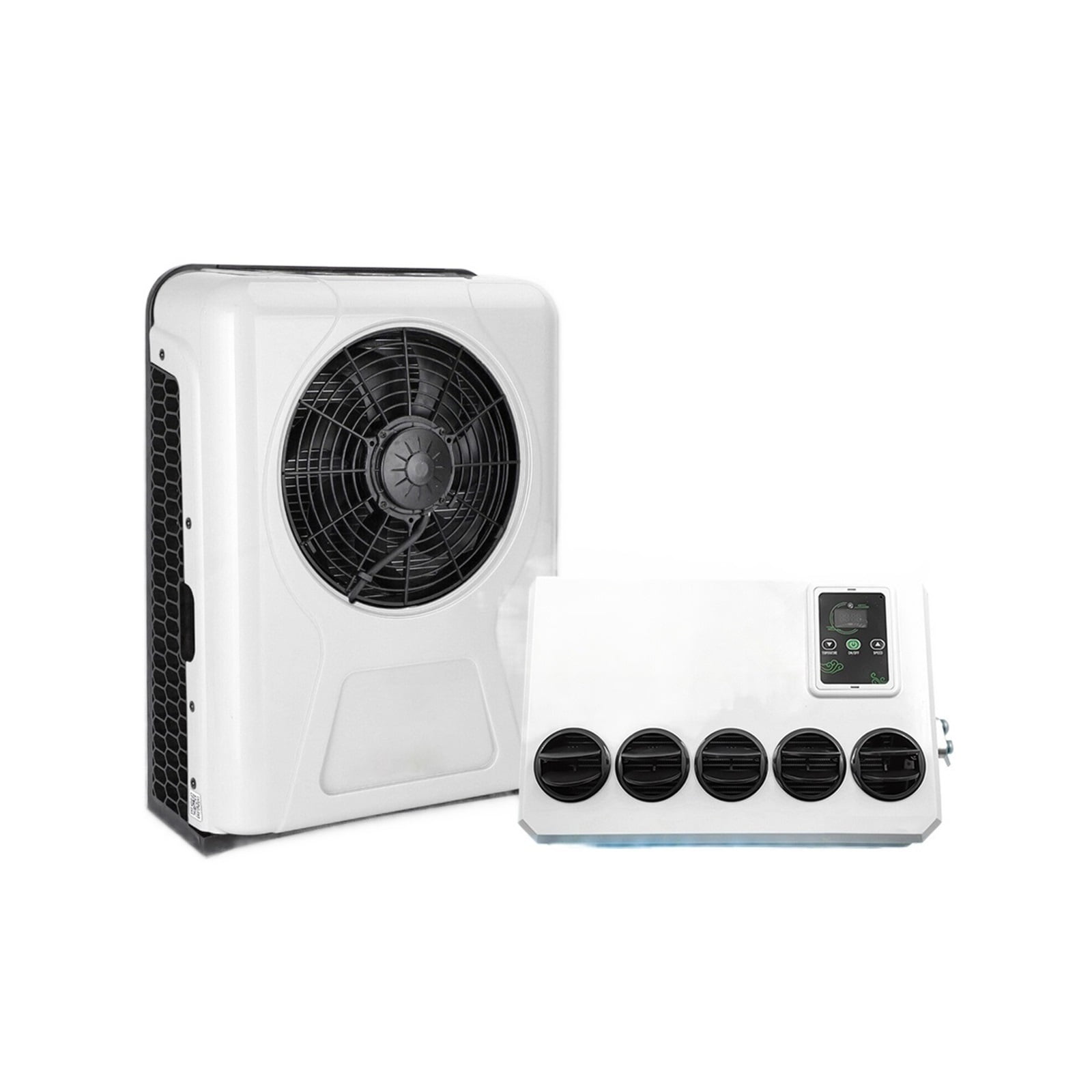 Tractor Electric Parking Air Conditioner, 12V Camper Van Car Automotive ...