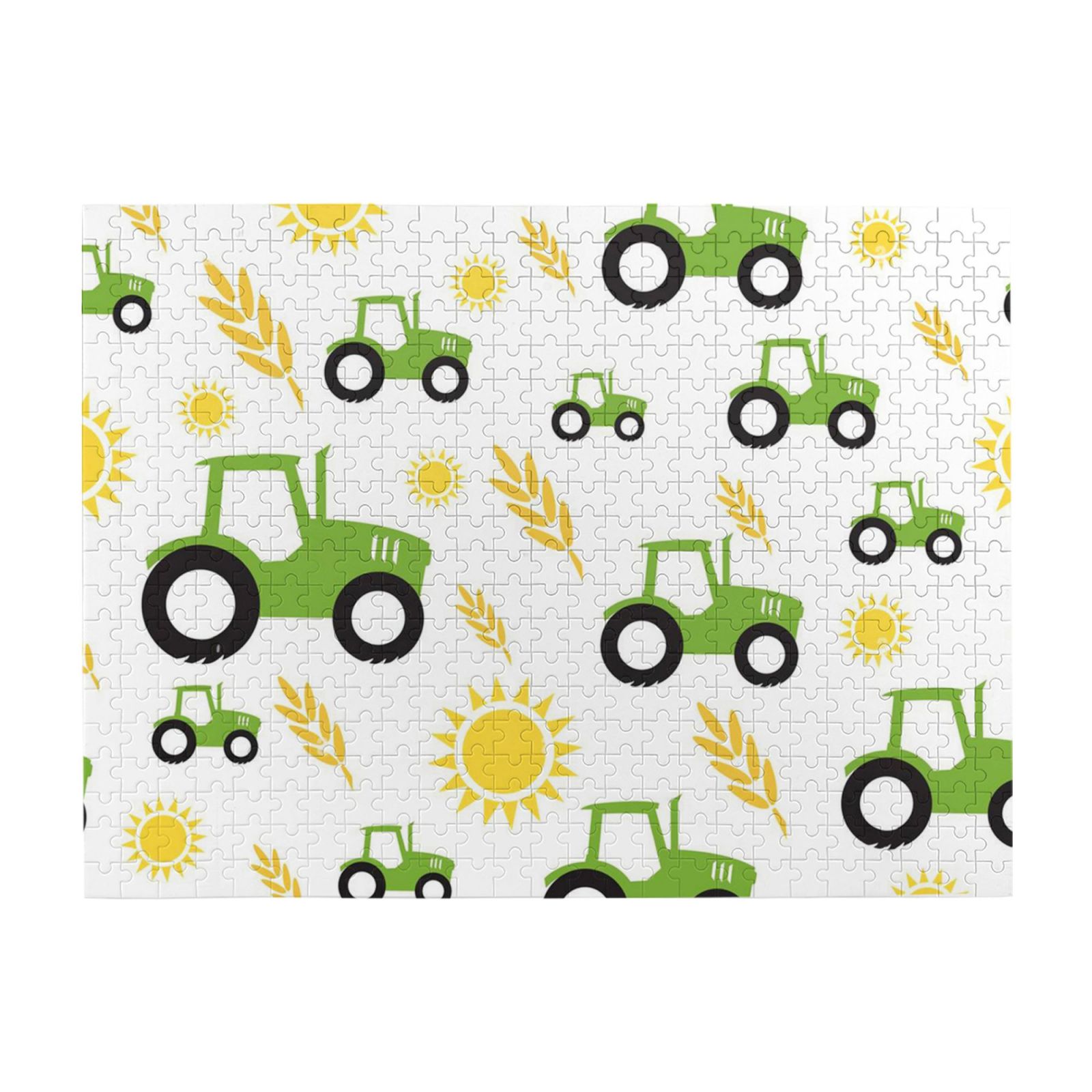 Tractor Farming, Jigsaw Puzzles 500 Pieces Wooden Jigsaw Toy Family ...